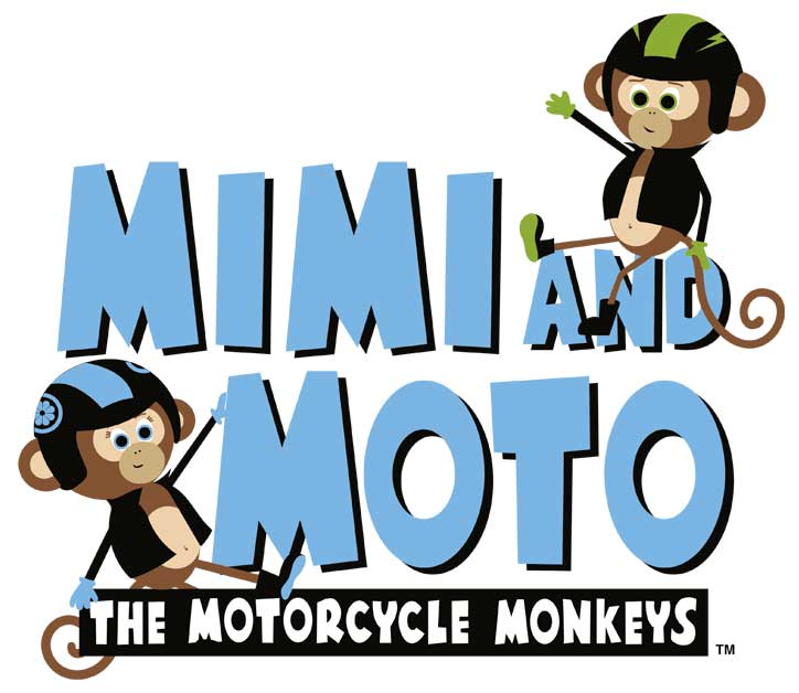 Mimi & Moto: Books, T-shirts & More - The Motorcycle Monkeys